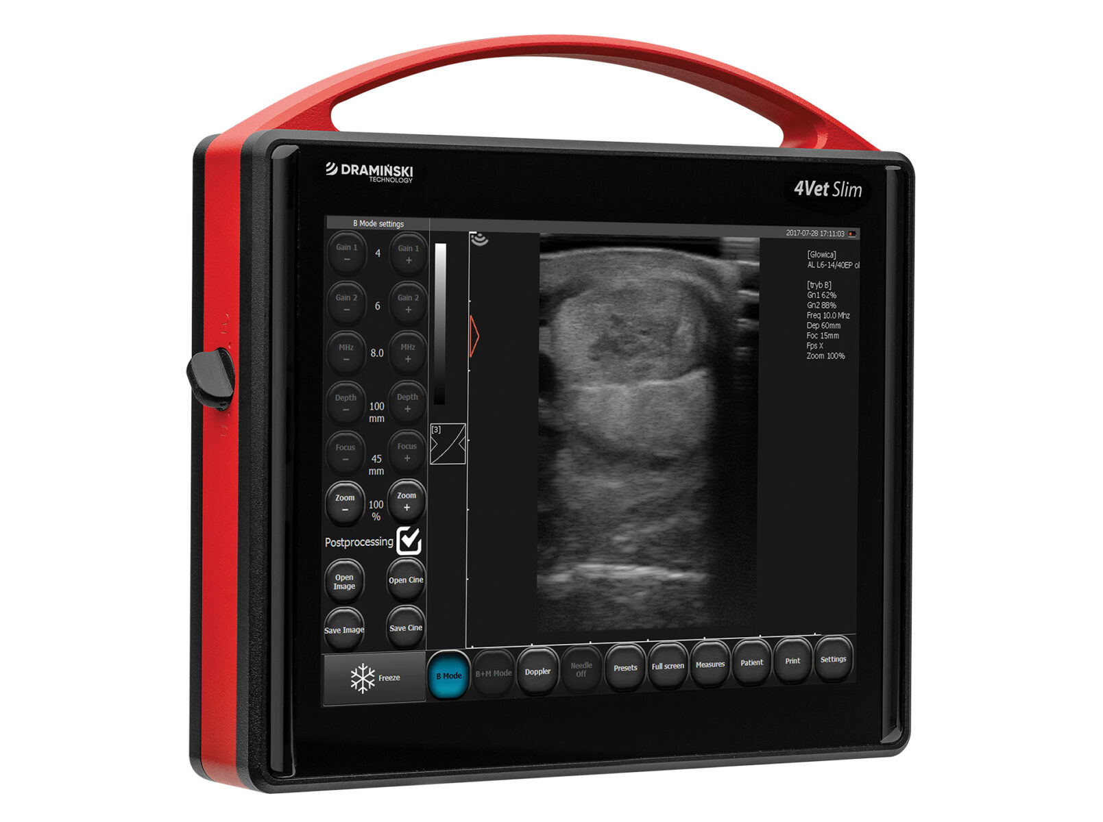 4Vet Slim ultrasound scanner - Dramiński