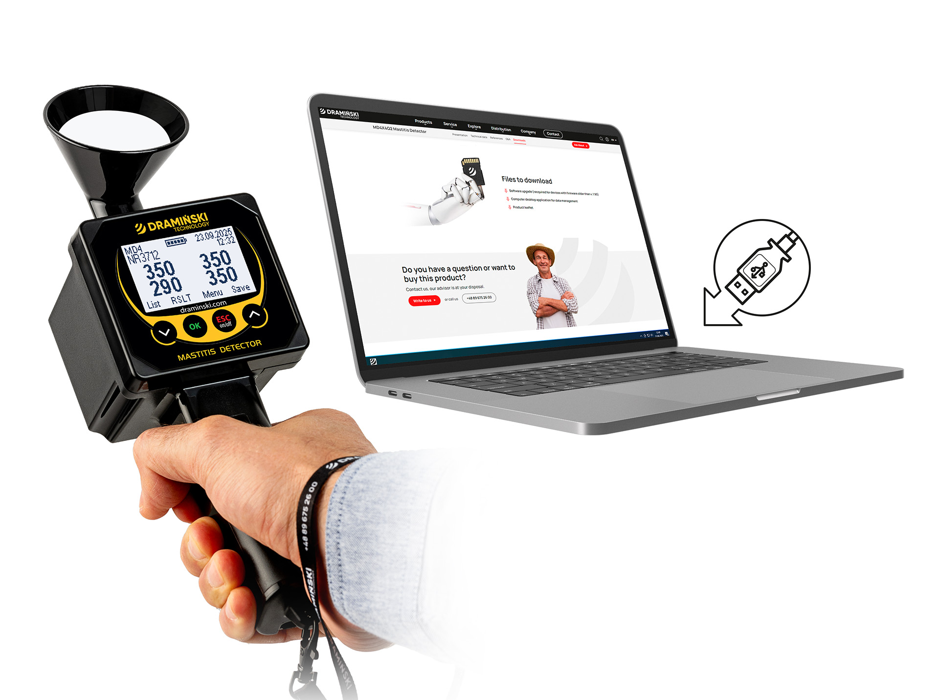 Dramiński Mastitis Detector MD4Q2 - Dramiński